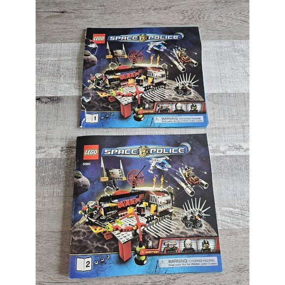 Lego | Toys | Lego Space Police Set 598 Instruction Manuals 2 | Poshmark